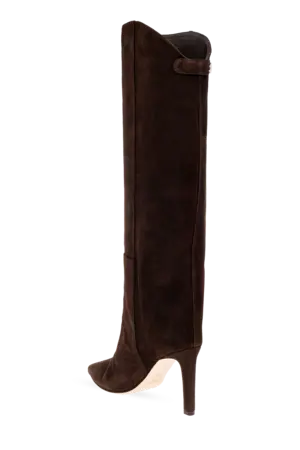JIMMY CHOO Alizze Suede Knee-high Stiletto Boots