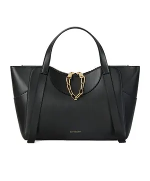 Givenchy Medium The Snatch Bag In Grained Leather - Black