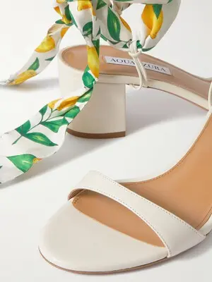 AQUAZZURA Round-headed High-heeled Sandals