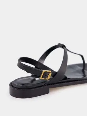 Manolo Blahnik Open-toed Flat Sandals