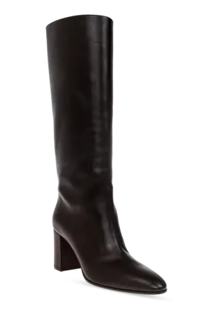 GIANVITO ROSSI Dana' Knee-high Block Heel Boots In Calf Leather