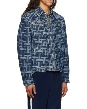 Kenzo Weave Trucker Denim Jacket