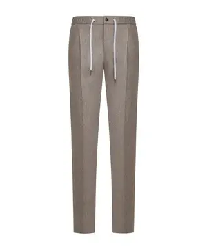 PT TORINO Pleated Trousers - Gray