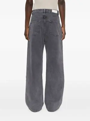 ICON DENIM LOS ANGELES Faded Wide-leg Jeans