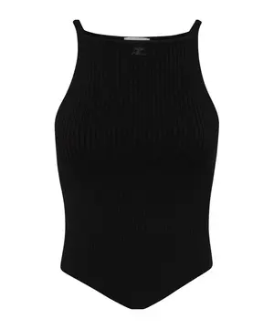 COURREGES Signature Knitted Sling Top