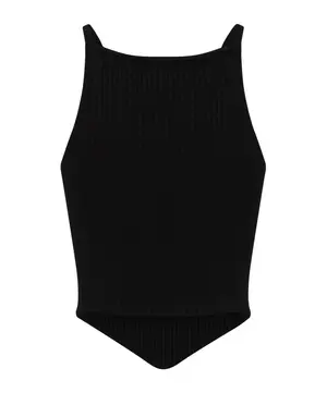 COURREGES Signature Knitted Sling Top