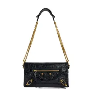 Balenciaga Le City Clutch With Chain