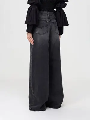 Blumarine Whiskering-effect Jeans