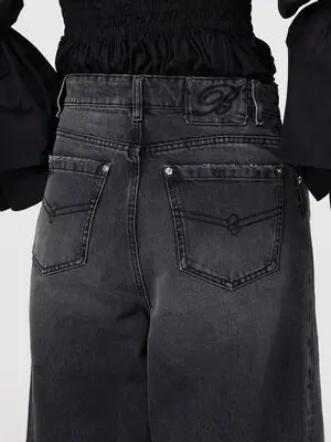 Blumarine Whiskering-effect Jeans