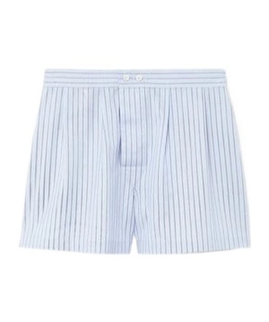 Loro Piana Len Pyjamas Shorts - Blue Stripes