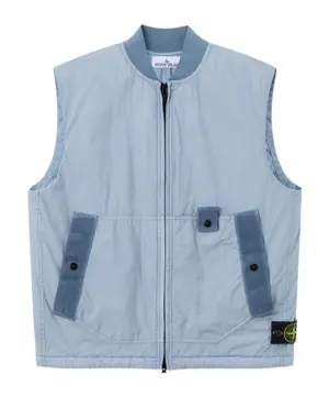 Stone Island Wind-resistant Padded Vest With Anti-drop