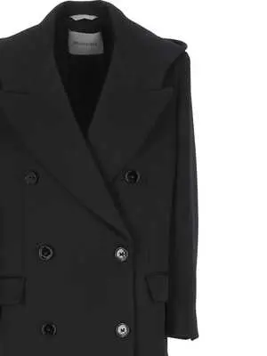 Balenciaga Maxi Hooded Double-breasted Coat