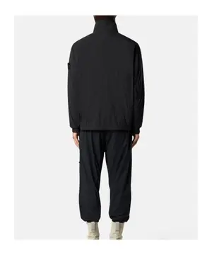 Stone Island Comfort-fit Zip-up Overshirt - Black