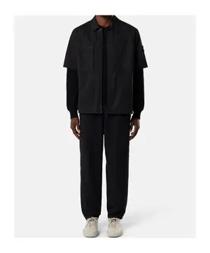 Stone Island Comfort-fit Short-sleeve Shirt With Chest Pockets