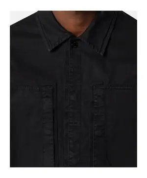 Stone Island Comfort-fit Short-sleeve Shirt With Chest Pockets