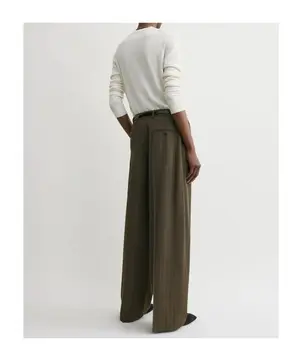 TOTEME Pinstripe Wide Trousers
