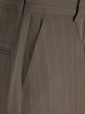 TOTEME Pinstripe Wide Leg Trousers