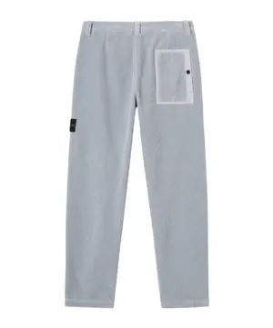 Stone Island Regular-fit Chino Trousers With Contrast Pocket