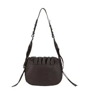 Isabel Marant Étoile Adjustable Shoulder Bag With Drawstring And Tassels - Brown