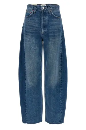 AGOLDE Luna Pieced Curve Jeans - Blue