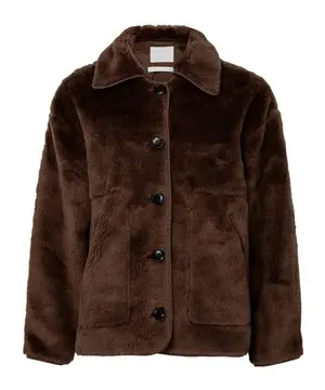 Citizens Of Humanity Astrid Sherpa Jacket - Brown