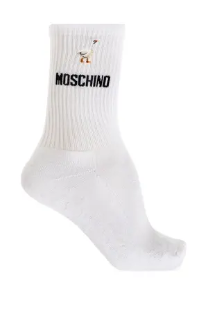 Moschino Logo Socks