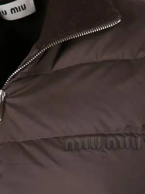 Miu Miu Zip-up Padded Gilet