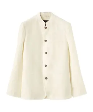 Loro Piana Long Sleeve Stand Collar Jacket - None