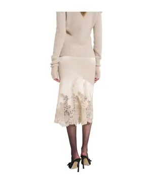 Ermanno Scervino Lace Ruffle Skirt