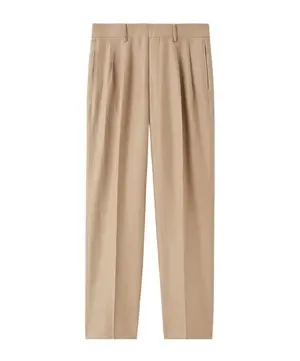 Loro Piana Buxton Trousers With Double Pleat - Elm