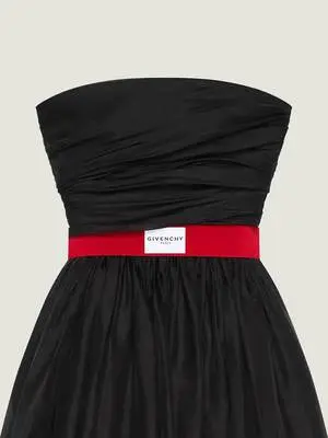 Givenchy Bustier Evening Dress In Organza