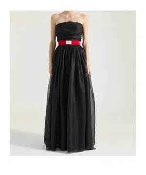 Givenchy Bustier Evening Dress In Organza