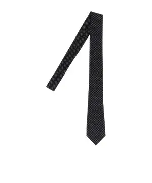 TOM FORD Micro Dots Tie - Black