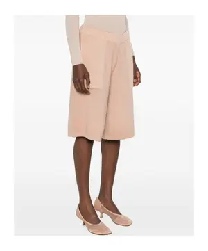 DIESEL® Knitted Knee-length Shorts With Elastic Waist