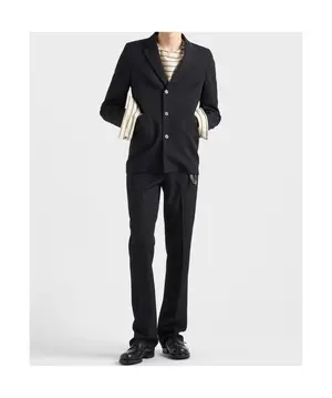 Prada Straight-leg Tailored Wool Trousers