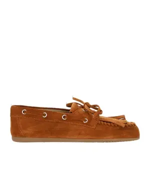 Miu Miu Fringed Suede Loafers