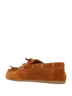 Miu Miu Fringed Suede Loafers