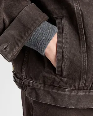 Prada Wool And Cashmere Polo Sweater