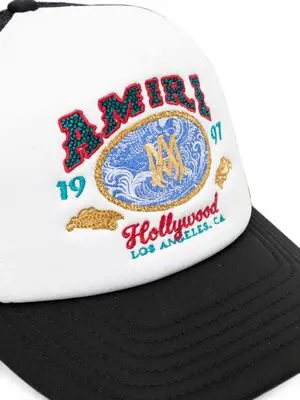 Amiri Logo Embroidered Trucker Cap