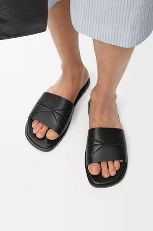 Loewe Origami Leather Sandals