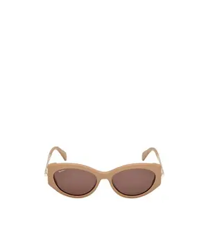 Max Mara Roquebrune Cat-eye Frame Sunglasses - Light Brown