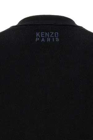Kenzo Happy Tiger Patch Knit Cardigan