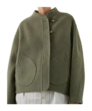 Soeur Short Coat With Side Pockets