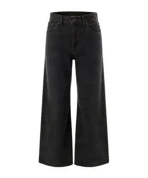 LEVI'S Faded Straight-leg Jeans - Black