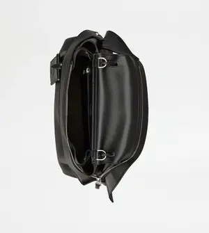 TOD'S Wave Logo Embossed Shoulder Bag