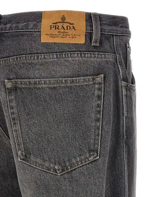 Prada Jeans With A Triangle Logo
