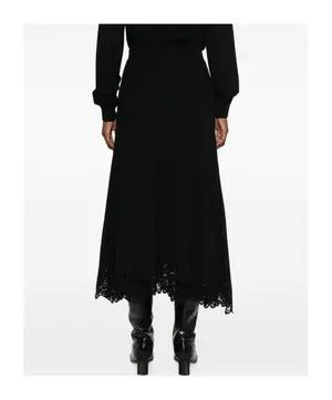 Zimmermann Lace Trim Midi Skirt