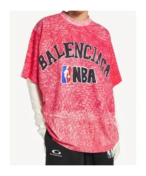 Balenciaga Nba Collaboration Oversized T-shirt