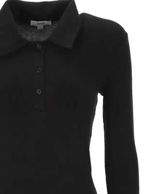 AGOLDE Collared Long-sleeve Top
