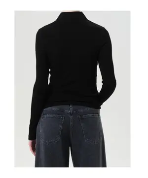AGOLDE Collared Long-sleeve Top